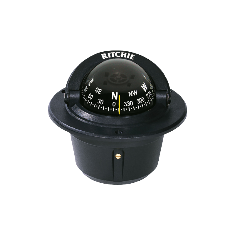 Ritchie Compass Explorer F50 Einbau schwarz im Laden Aquanautique.com