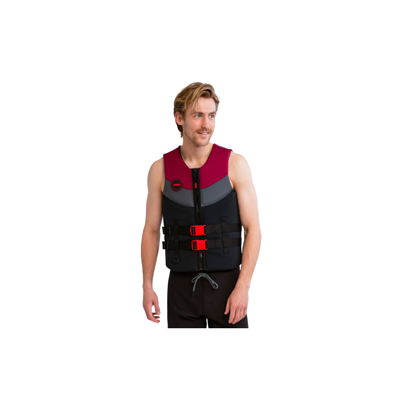 Jobe Neoprene Life Vest Burgundy Red XL on the store Aquanautique.com