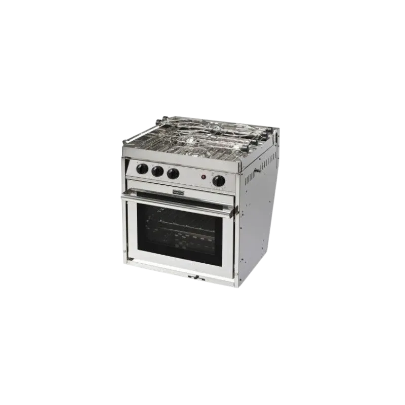 Fogão a gás Force10 de 3 queimadores Forno Grill no cardan (Europe ...