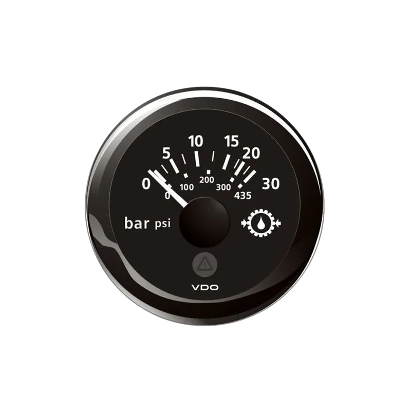 Veratron ViewLine Engine Oil Pressure Gauge 30 bar Black on the store ...