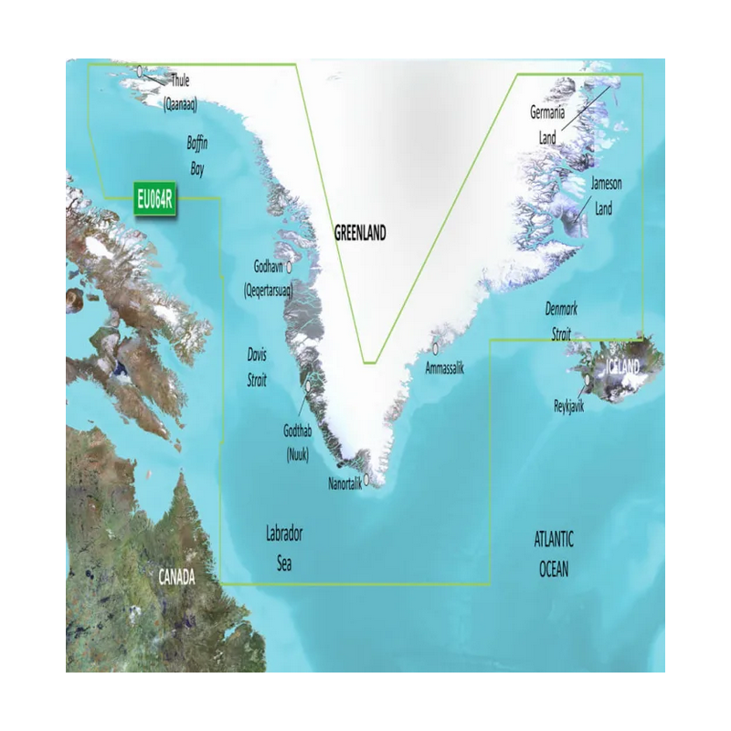 BlueChart® G3 Map HXEU064R - Greenland on the store Aquanautique.com