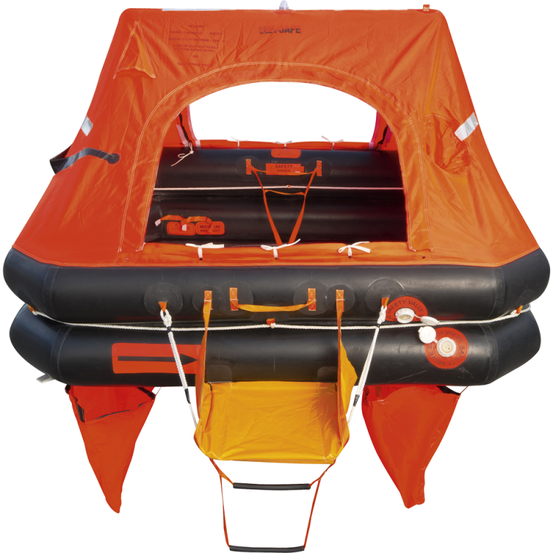 Deep Sea Raft Sea-Safe SO9650-1 12 People in Container on the store ...