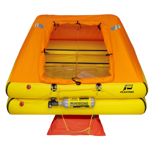 Plastimo Coastal raft Cuiser Standard 4 places in container on the ...