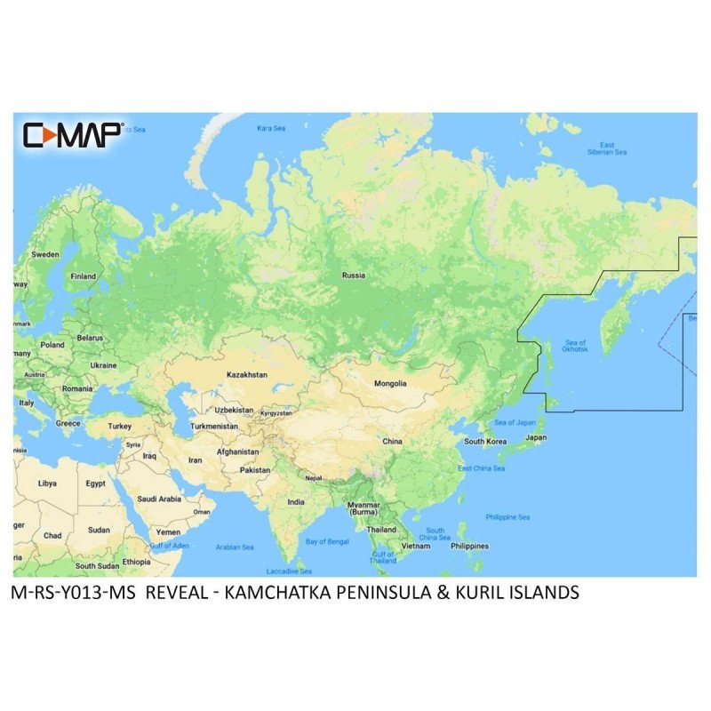 C-MAP Reveal Chart - Kamchatka Peninsula and Kuril Islands on the store ...