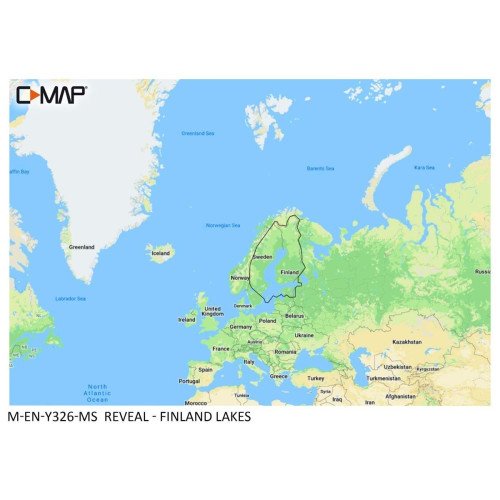 C-MAP Reveal Chart - Lakes of Finland on the store Aquanautique.com